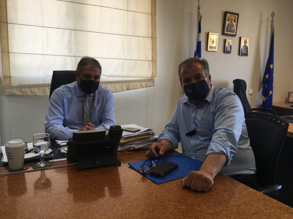 Συνάντηση Καρβέλα με τον Διοικητή της 6ης Υ.ΠΕ. - ΕΦΗΜΕΡΙΔΑ ΘΑΡΡΟΣ