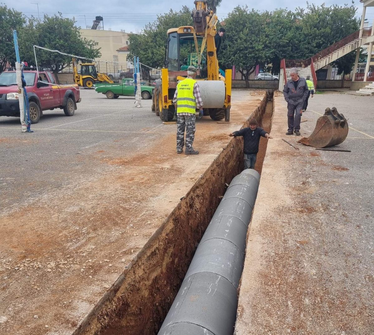 Στην τελική ευθεία η υπογειοποίηση δικτύου ομβρίων των Γαργαλιάνων ...