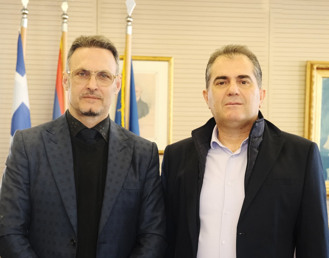 Συνάντηση Σπ. Πώρου – Θ. Βασιλόπουλου - ΕΦΗΜΕΡΙΔΑ ΘΑΡΡΟΣ