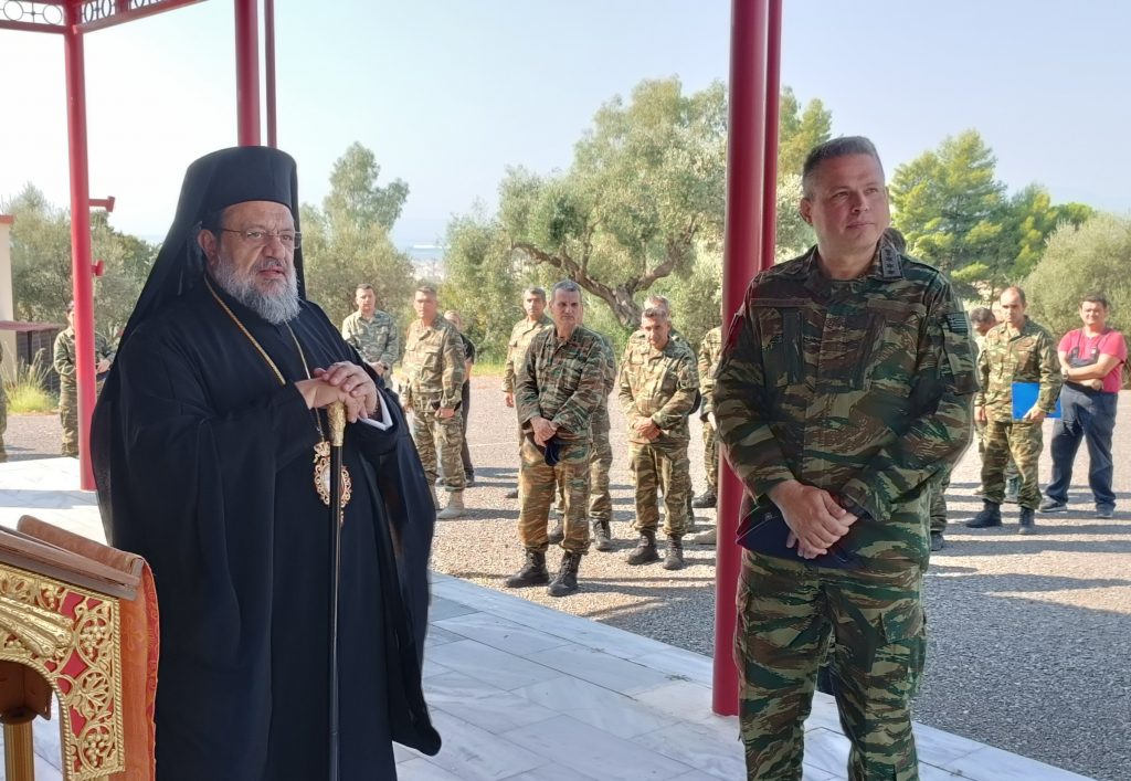 Αγιασμός από τον μητροπολίτη Μεσσηνίας στο Κέντρο Νεοσύλλεκτων ...