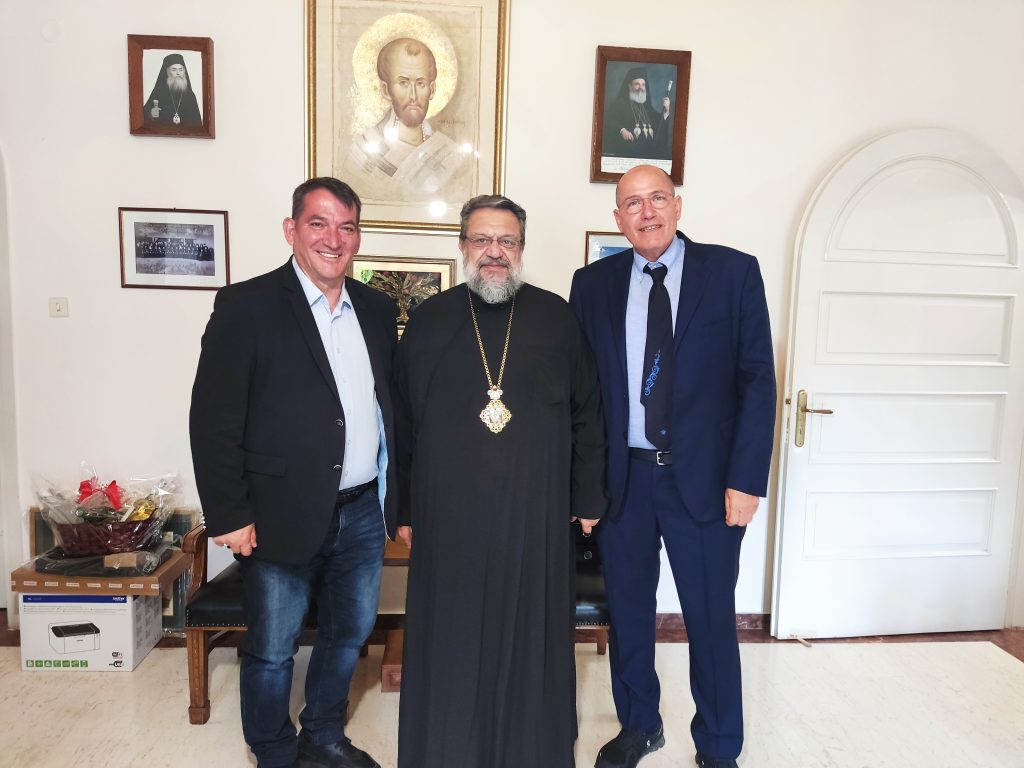 Ο Πύρρος Δήμας στον Μητροπολίτη Μεσσηνίας - ΕΦΗΜΕΡΙΔΑ ΘΑΡΡΟΣ