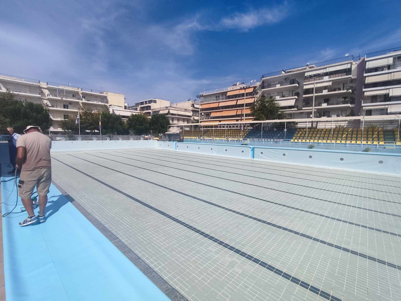 Αγγίζει το 60% η πρόοδος των εργασιών στο κολυμβητήριο της Καλαμάτας ...