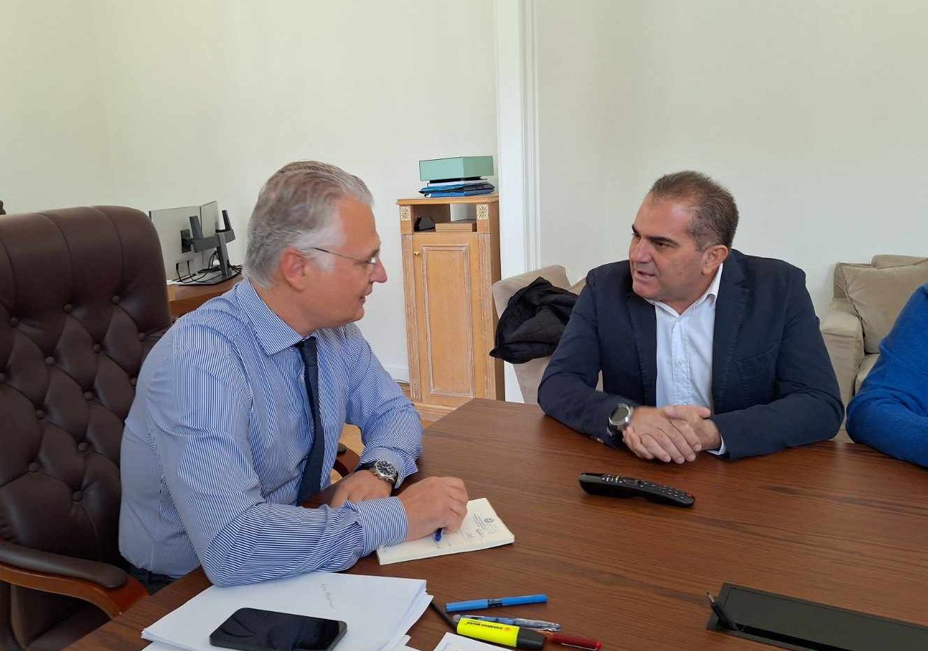 Συνάντηση εργασίας Θανάση Βασιλόπουλου – Δημήτρη Πτωχού για θέματα της ...