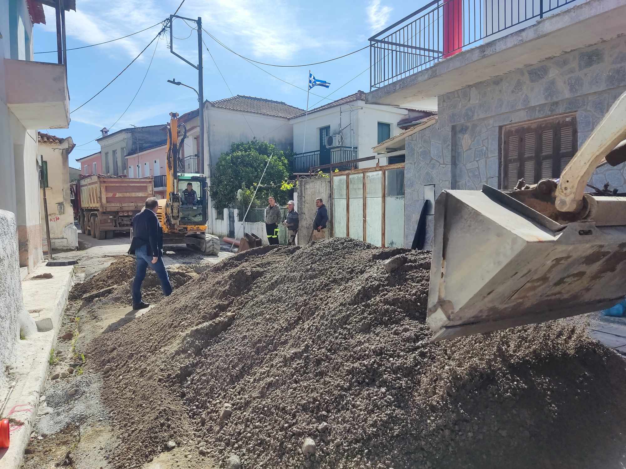 Προχωρούν οι εργασίες κατασκευής του δικτύου αποχέτευσης ακαθάρτων στη ...